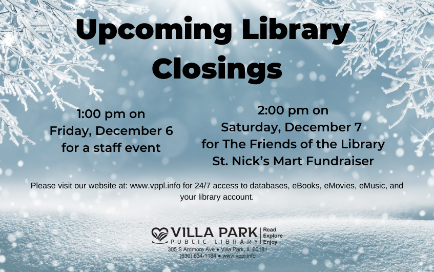 Home - Villa Park Public Library